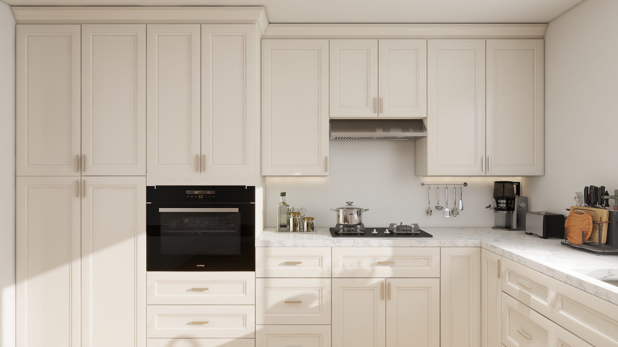 Alton Ivory White Base Cabinets – Apex Home Outlet
